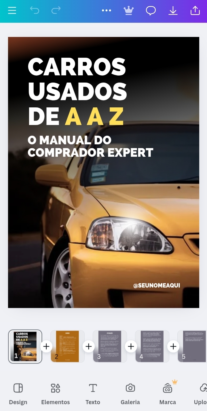 Carro usado de a az - Ezequiel Rozendo | Hotmart