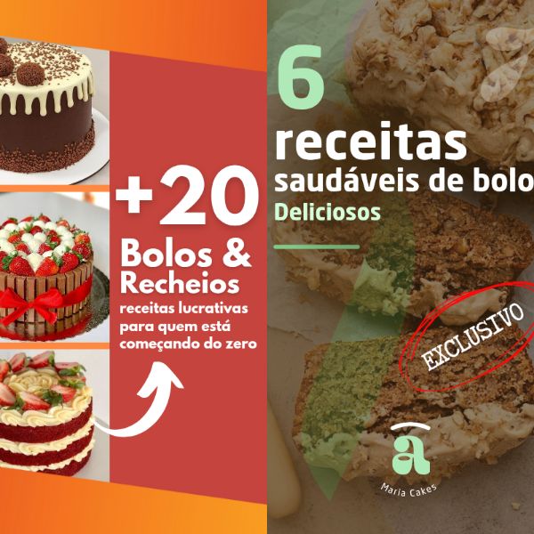 +20 Bolos & Recheios - John ebooks | Hotmart