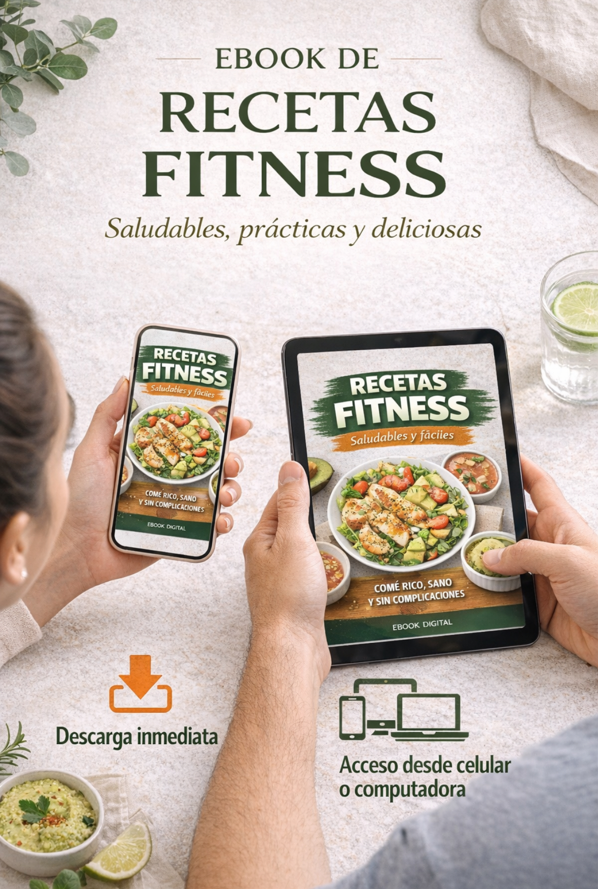 Recetas fitness saludables y prácticas | Hotmart