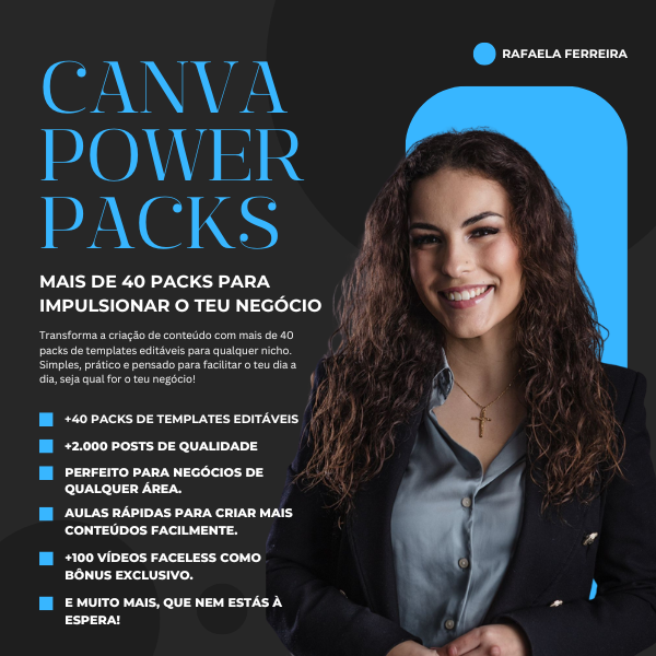 Canva Power Packs - Rafaela Fonseca Ferreira | Hotmart