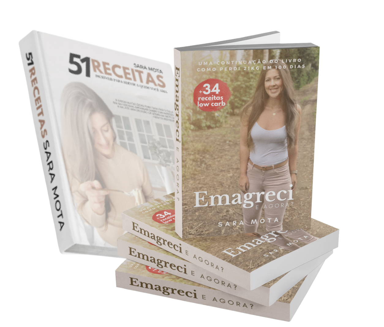 Combo 3 - Emagreci, e agora? + 51 Receitas - Sara Mota - Sara Mota ...