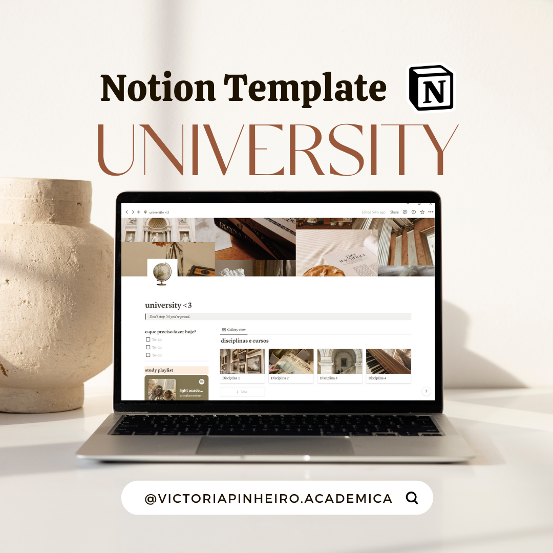 TEMPLATE NOTION | UNIVERSITY - Victória Christina Simões Pinheiro