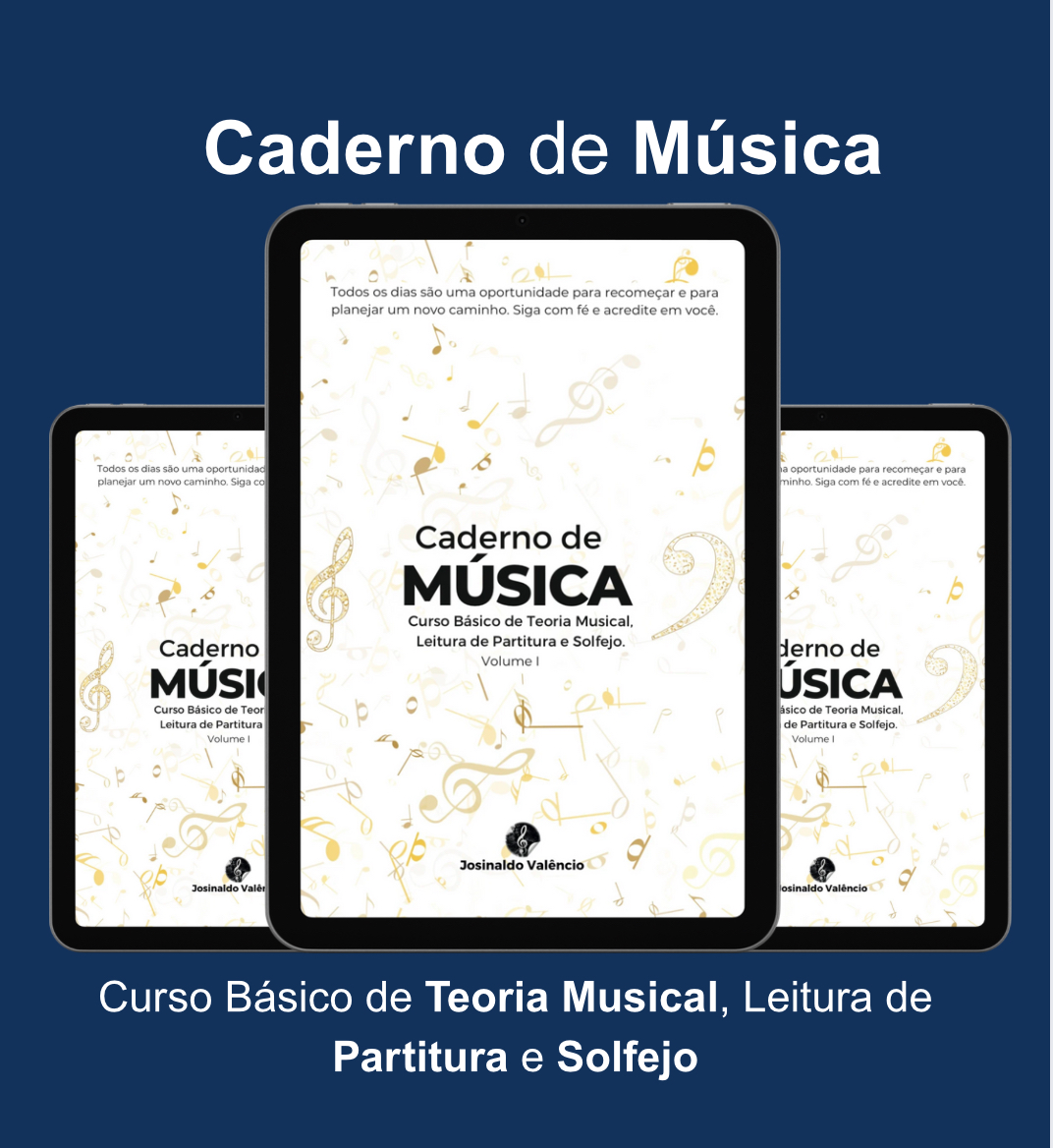 Caderno de Música | Curso Básico de Teoria Musical, Leitura de Part...