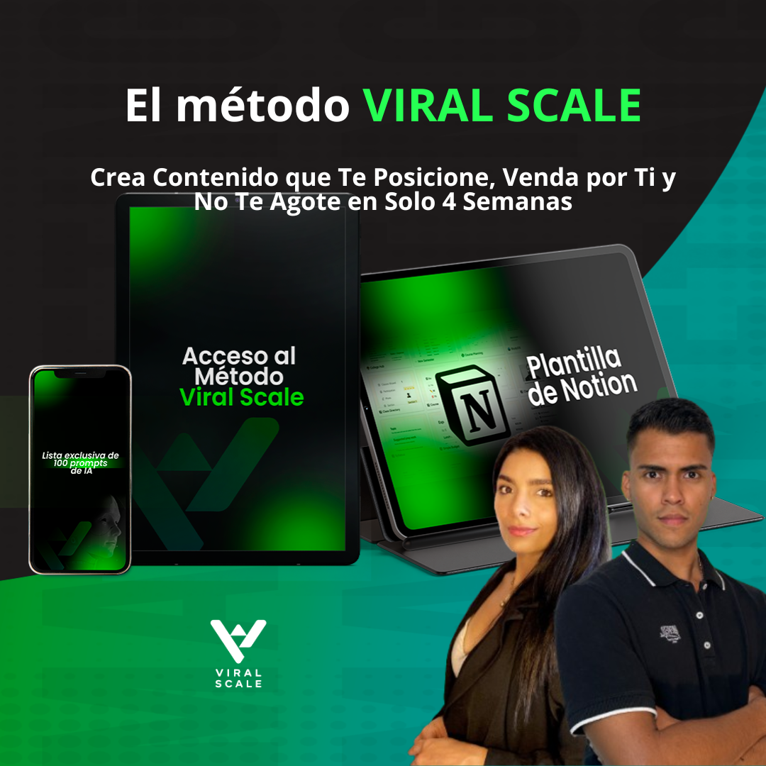 Viral Scale: Crea Contenido que Te Posicione, Venda por Ti y No Te Agote — en Solo 4 Semanas 🔥