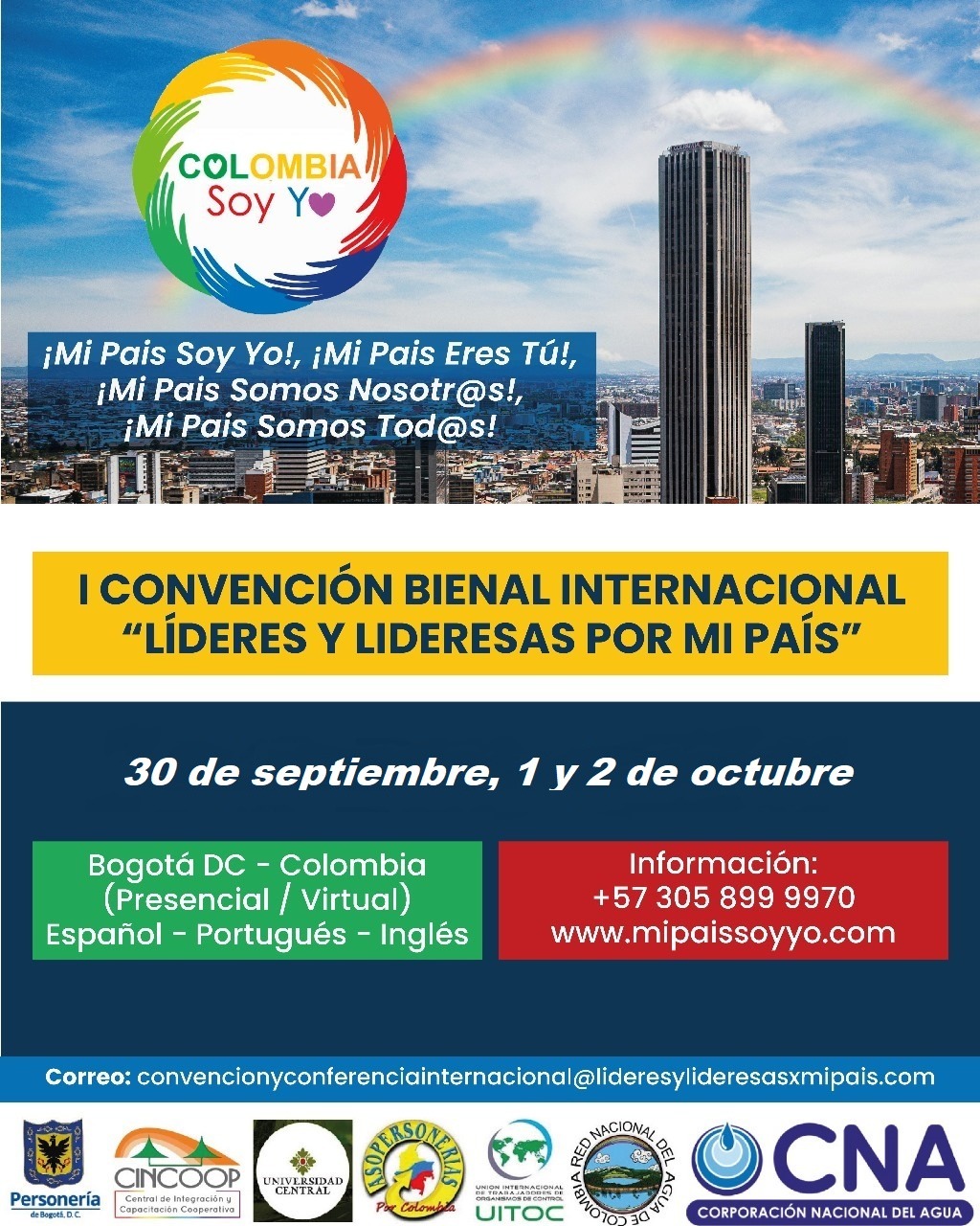 Convención Bienal Internacional "Líderes y Lideresas Por Mi país"
