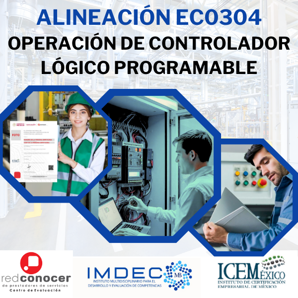 Alineación EC0304 - Operación de controlador lógico programable