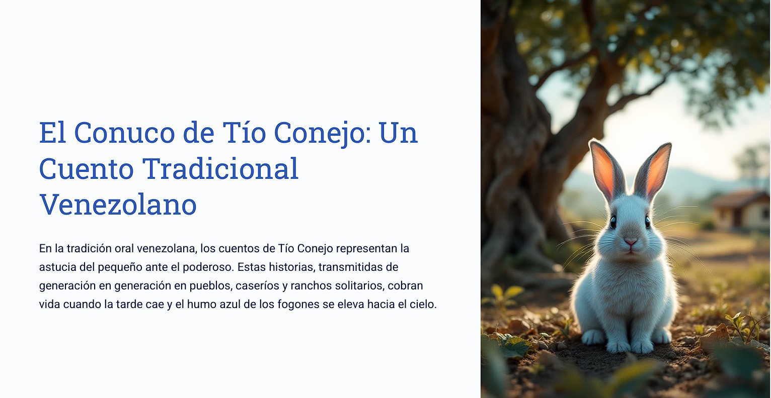 El Conuco de Tío Conejo: Un Cuento Tradicional Venezolano | Hotmart