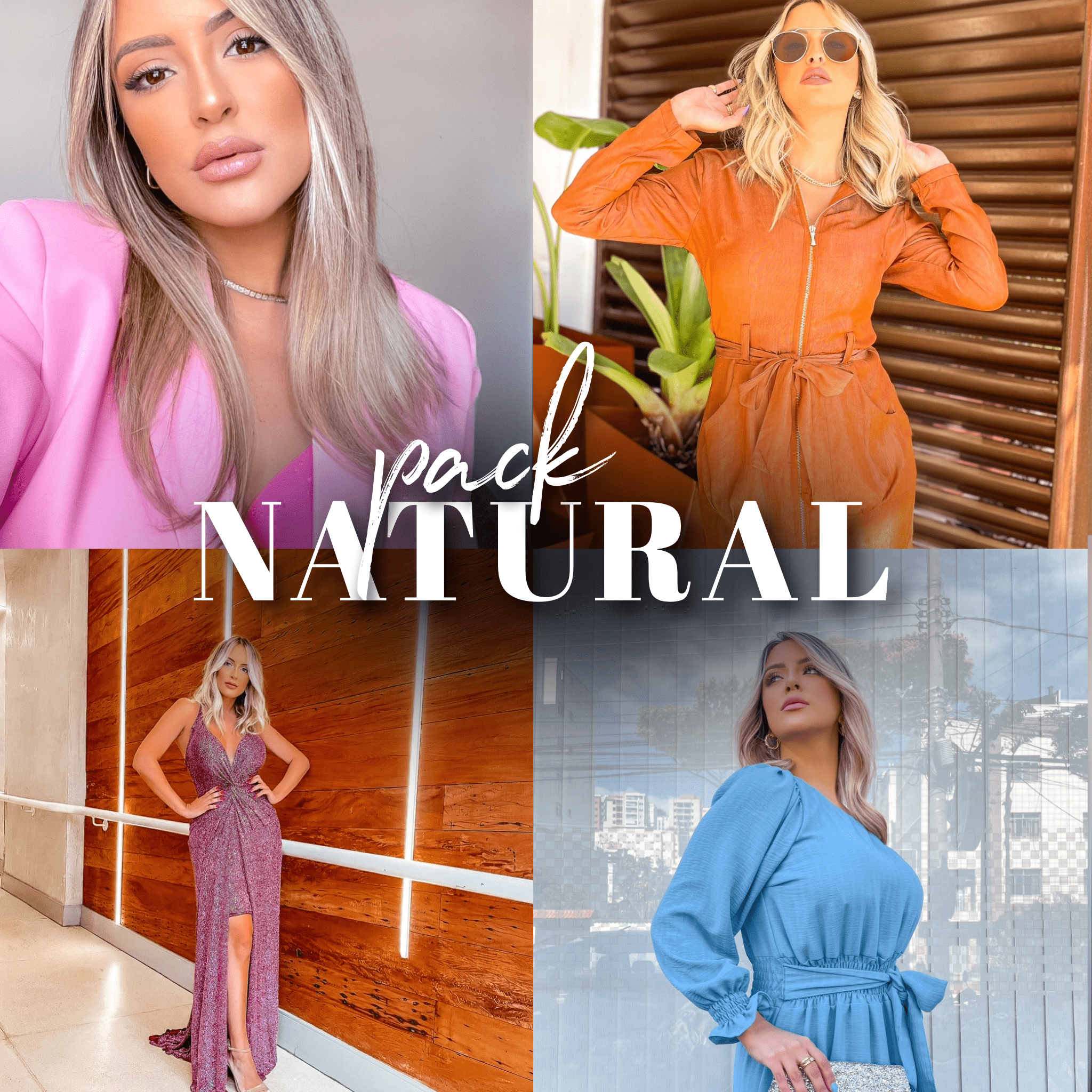 Pack Natural - Érica Cal Presets | Hotmart