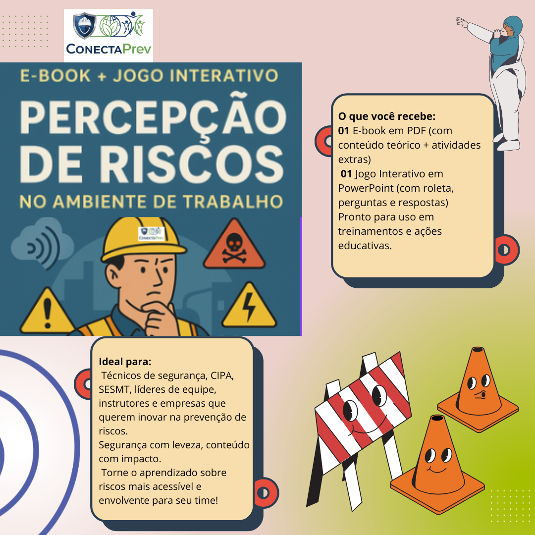 E-book + Jogo Interativo: Percepção de Riscos no Ambiente de Trabal...